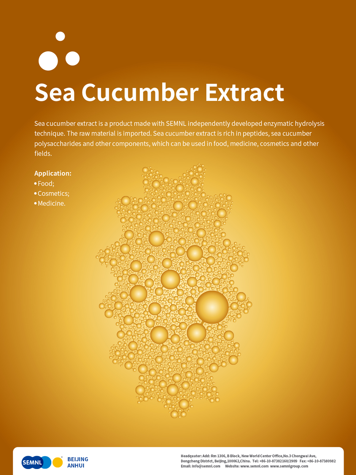 Sea Cucumber Peptide Supplier